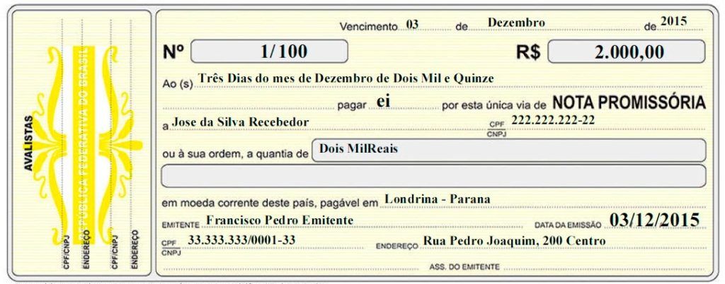 Modelo de Nota Promissória: exemplo, como fazer?, o que é?, dicas