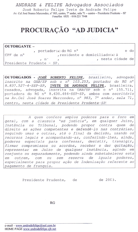 Modelo de Procuração Ad Judicia: como fazer?, exemplos, novo CPC