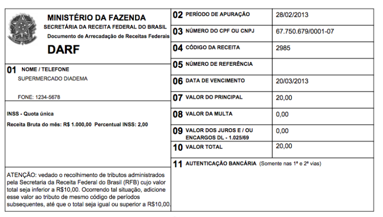 DARF 2985: o que significa o código?, exemplo e informações